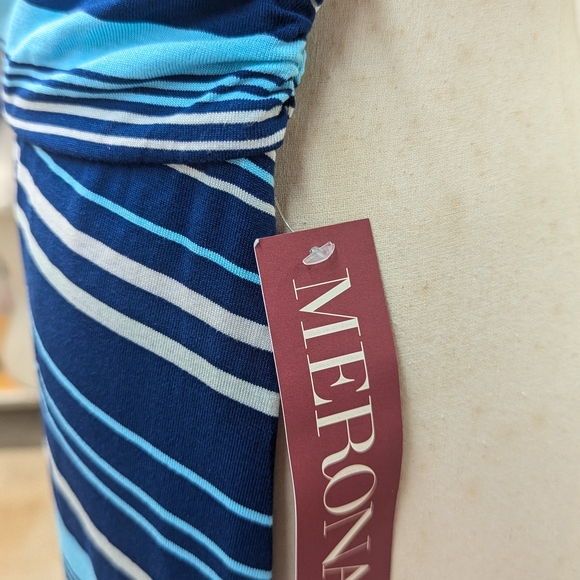Merona | Skirts | Merona Blue Ruched Pencil Maxi Skirt Resort Wear ...